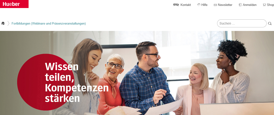 Virtuelle Lehrerkräftefortbildung beim Hueber Verlag - edudip